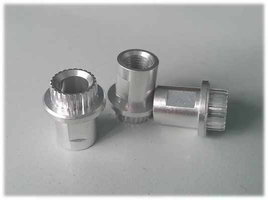 Auto Special Connector  Aluminium Turned Parts Connector With Roughness Ra 0.8a