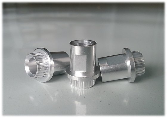 Auto Special Connector  Aluminium Turned Parts Connector With Roughness Ra 0.8a