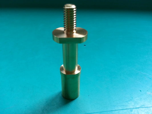 Brass Auto Electrical Charge Bar CNC Turned Parts Automotive Industry