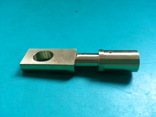 Brass Auto Electrical Charge Bar CNC Turned Parts Automotive Industry