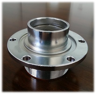 Chrome Aluminium 6061 CNC Machining Parts RF Connector Parts For Telecommunication