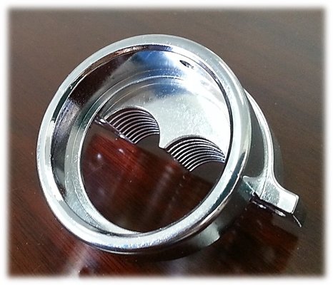 Chrome RF Connector For Aerospace Cnc Machining Parts Components