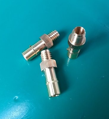 Tailor Made RF Connector Precision Brass Turned Parts / Aerospace Components