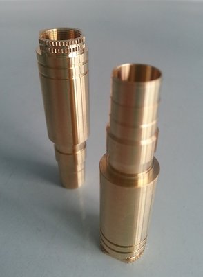 High Precision Turned Parts For RF Connector Aerospace Industry / CNC Milling & Turning Combination Process