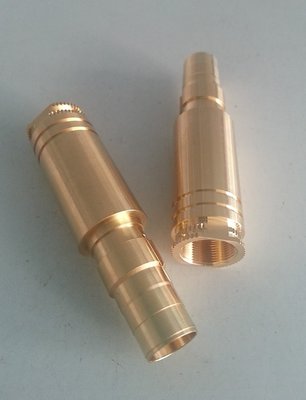 High Precision Turned Parts For RF Connector Aerospace Industry / CNC Milling & Turning Combination Process