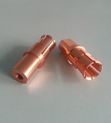 CNC Machine Service RF Connector Copper Turned Parts High Accuracy
