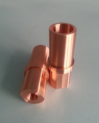CNC Machine Service RF Connector Copper Turned Parts High Accuracy