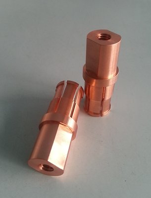 CNC Machine Service RF Connector Copper Turned Parts High Accuracy