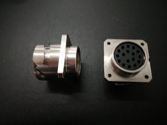 RF Connector Al 6063 Machined Metal Parts Anodizing Aerospace
