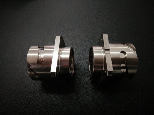 RF Connector Al 6063 Machined Metal Parts Anodizing Aerospace
