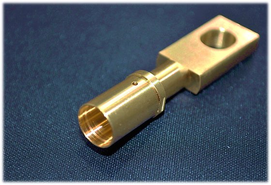 Precise CNC Turning and Milling Electrical Auto Brass Turned Parts Roghness Ra0.8
