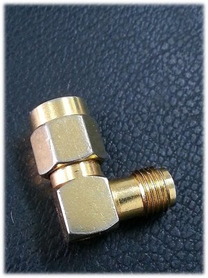 Brass Copper CNC Milling Parts RF Coax Connector , CNC Machining Service