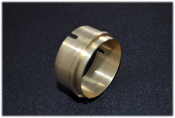 Low Profile 17mm Diameter Brass Turned Parts / CNC Machine Parts