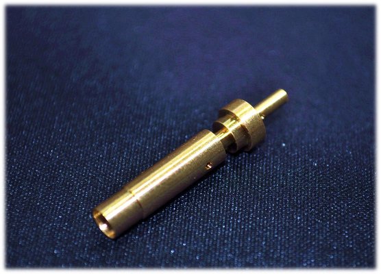 Custom Made Aerospace CNC Machining Brass Turned Part , RF Coax Connector