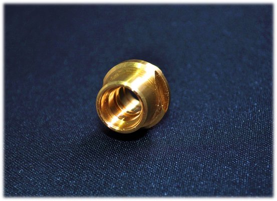 Flash Gold Plated Non Standard CNC Brass Turned Parts For Telecommunication