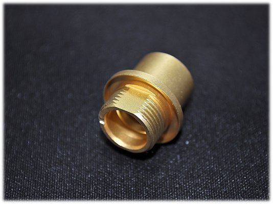 High precision Gold Plated CNC Brass Turned Parts For Telecommunication