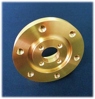 CNC Machining Preciaion Brass Turned Parts For Military , Cylindricity 0.005mm