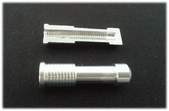 Chrome Plated Aluminium Turned Parts / CNC Machined Aluminum Parts