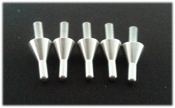 Zinc Plating CNC Aluminium Turned Parts Industry Cap With 1.00 mm Diameter Hole