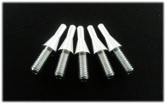 High Precise CNC Aluminium Parts 1.0 mm Thin Screw Thread UNC8-32