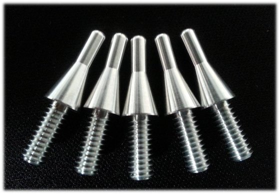 High Precise CNC Aluminium Parts 1.0 mm Thin Screw Thread UNC8-32