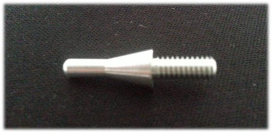 High Precise CNC Aluminium Parts 1.0 mm Thin Screw Thread UNC8-32
