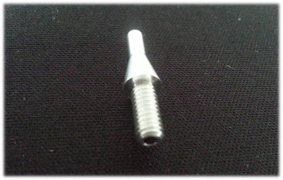 High Precise CNC Aluminium Parts 1.0 mm Thin Screw Thread UNC8-32