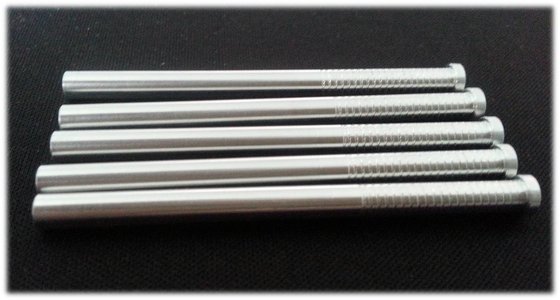 Industrial CNC Aluminium Turned Parts 50mm Long Inner Screw Thread M3
