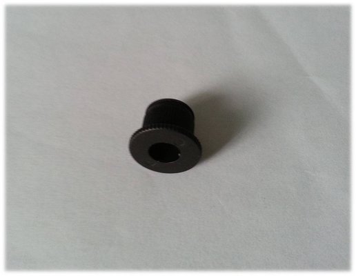 RF Connector Precise Aerospace CNC Machining Parts Black Nickel ROSH
