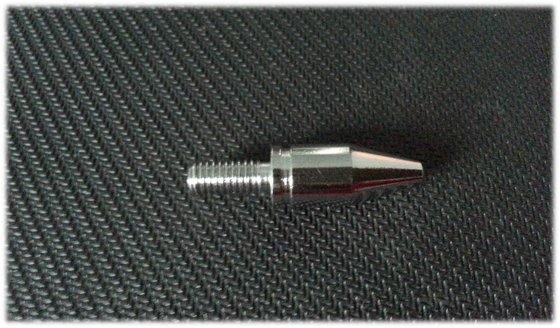 Chromium Plated Aluminium Turned Parts For Automation Industry / Cone Screw