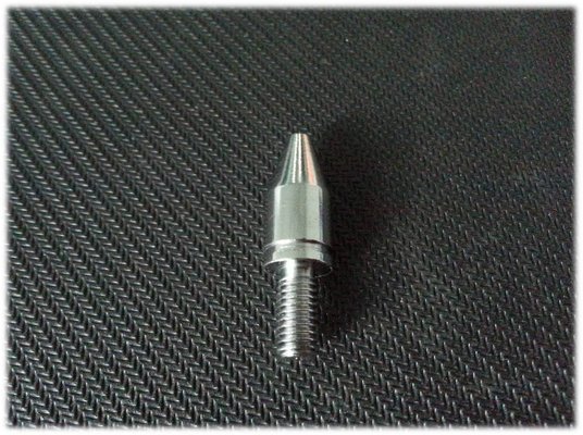 Chromium Plated Aluminium Turned Parts For Automation Industry / Cone Screw