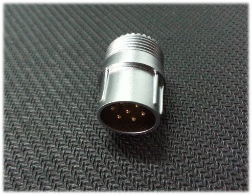 Milling & Turning Aerospace RF Connector CNC Aluminium Parts Chrome Plated