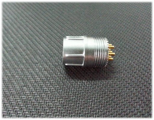 Milling & Turning Aerospace RF Connector CNC Aluminium Parts Chrome Plated