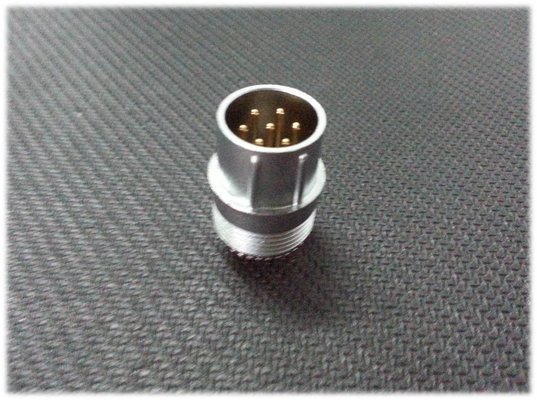 Milling & Turning Aerospace RF Connector CNC Aluminium Parts Chrome Plated