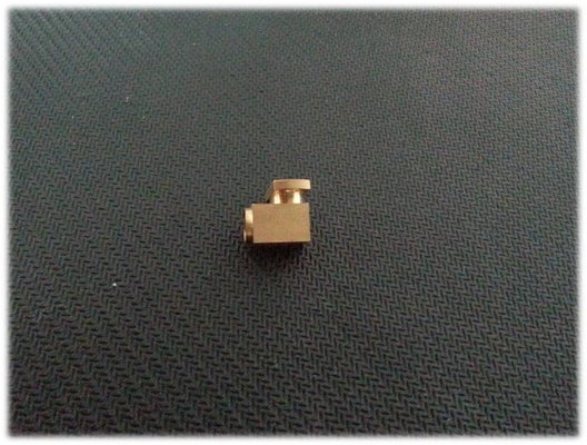 Brass Precision Aerospace CNC Machining Parts RF Connector Mounting Typr