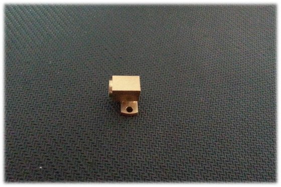 Brass Precision Aerospace CNC Machining Parts RF Connector Mounting Typr