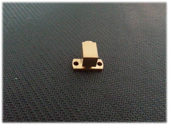 Brass Precision Aerospace CNC Machining Parts RF Connector Mounting Typr