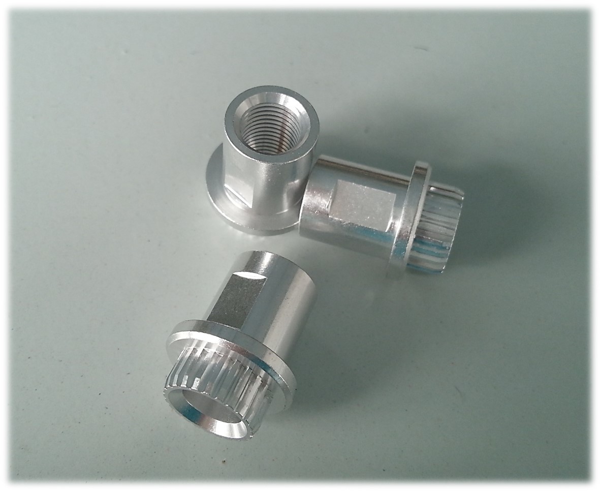 Auto Special Connector  Aluminium Turned Parts Connector With Roughness Ra 0.8a