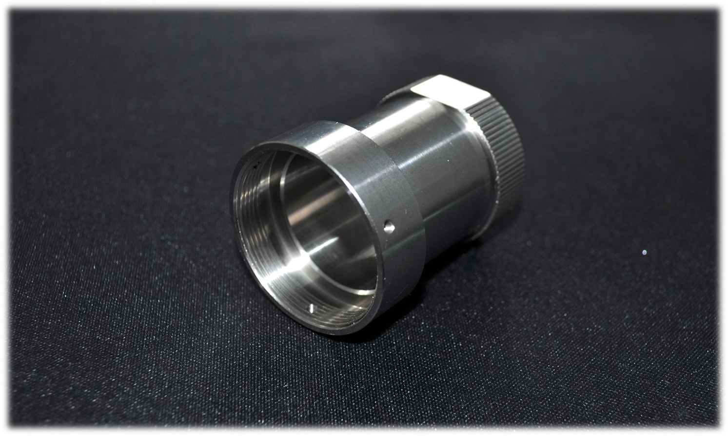 Military Industry CNC Aluminium Parts / RF Coax Connector With Roughness Ra 0.8a