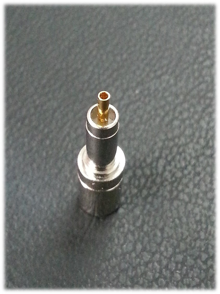 Customize CNC Machining Parts RF Coax Connector , Aerospace Components