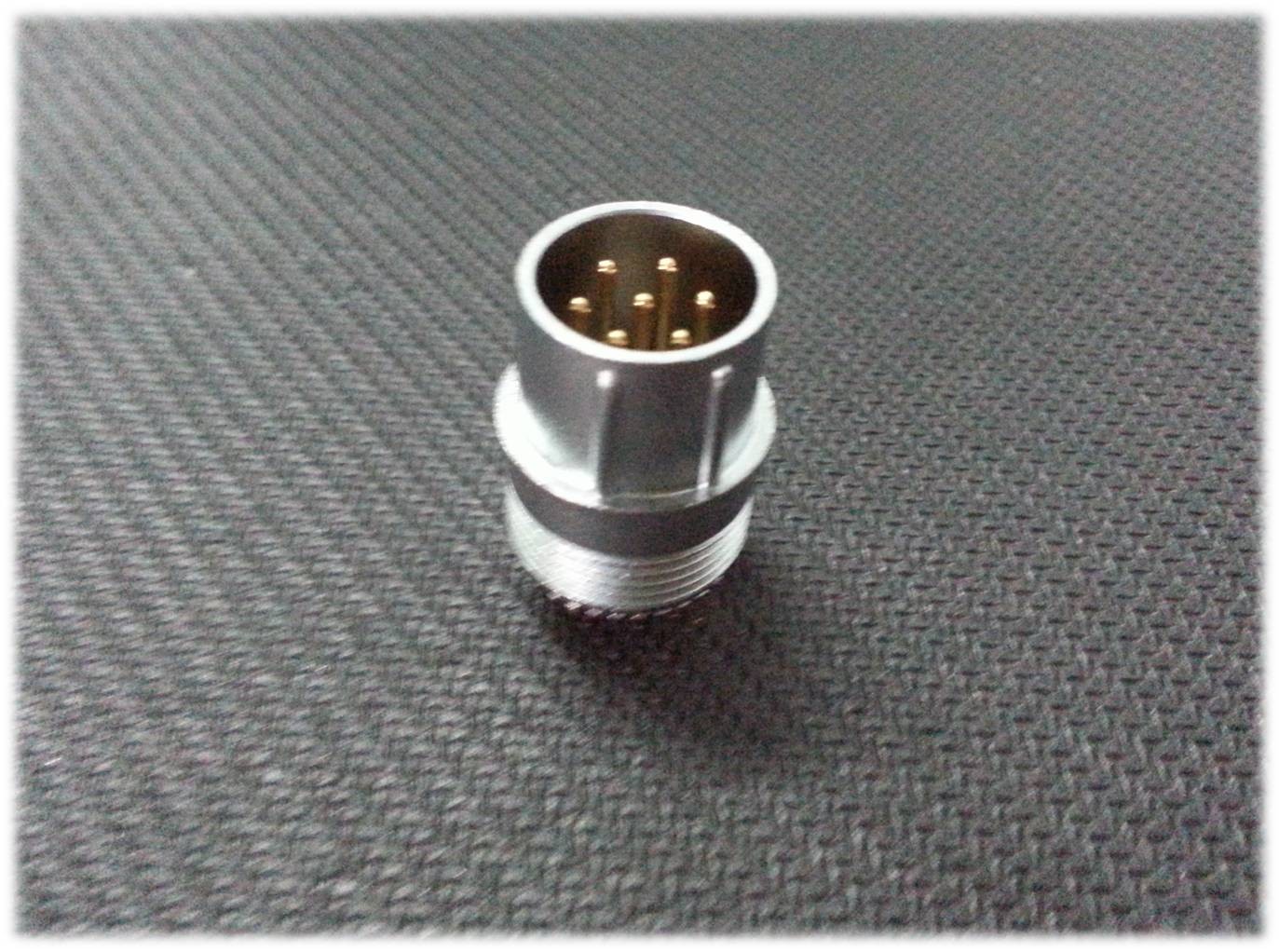 Milling & Turning Aerospace RF Connector CNC Aluminium Parts Chrome Plated