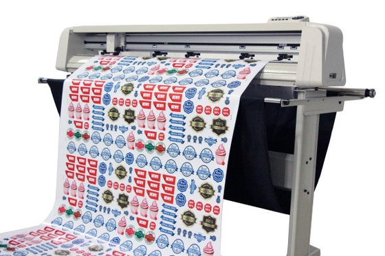Medium Size Automatic Vinyl Cutting Machine , Vinyl Die Cutting Plotter