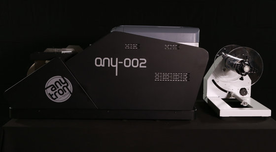 Continuous Roll Feed Laser Printer , Rotary Offset Feed Label Laser Printer Machine