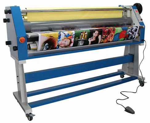 High Speed 1.6M Cold Roll Laminator Machine For Advertisement Materials