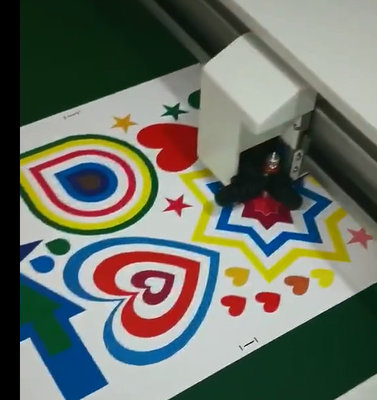 ARMS Digital Flatbed Cutter , Paper Digital Kiss Cut Sticker Machine