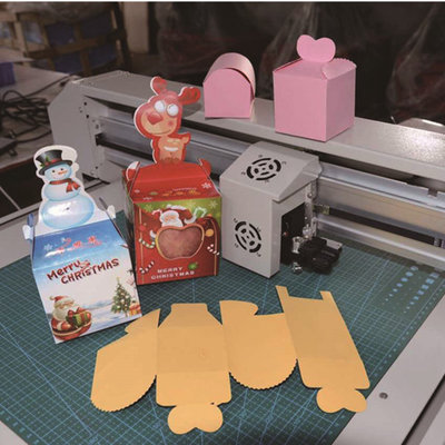 ARMS Servo System Digital Cardboard Cutter With Kiss Cutting / Full Cutting