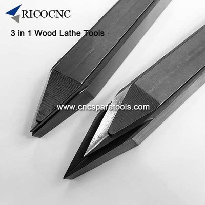 3 in 1 CNC Woodturning Lathe Knives for Wood Lathing