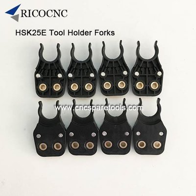 HSK25E Tool Holder Forks Plastic HSK E 25 Tool Holder Clips for CNC Routers