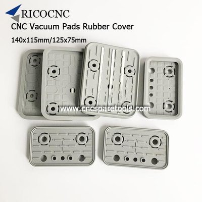 125x75x17mm CNC Vacuum Pad Cover Vacuum Cups and Pods Rubber Replacement Plates for CNC Routers