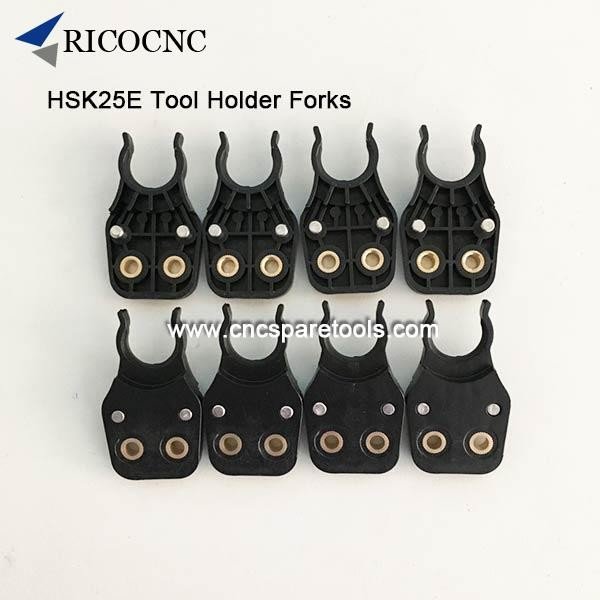 HSK25E Tool Holder Forks Plastic HSK E 25 Tool Holder Clips for CNC Routers